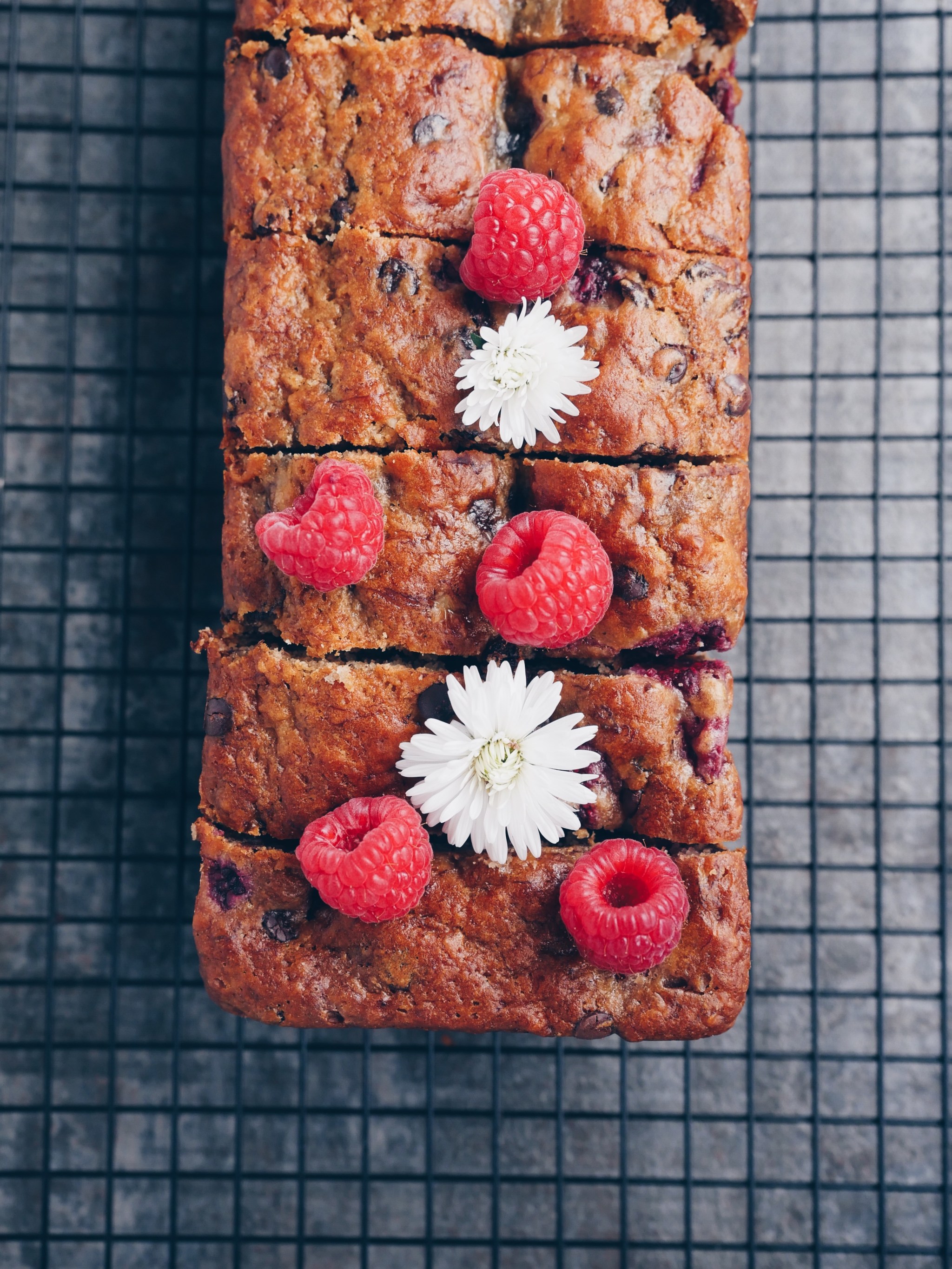 Raspberry Banana Bread